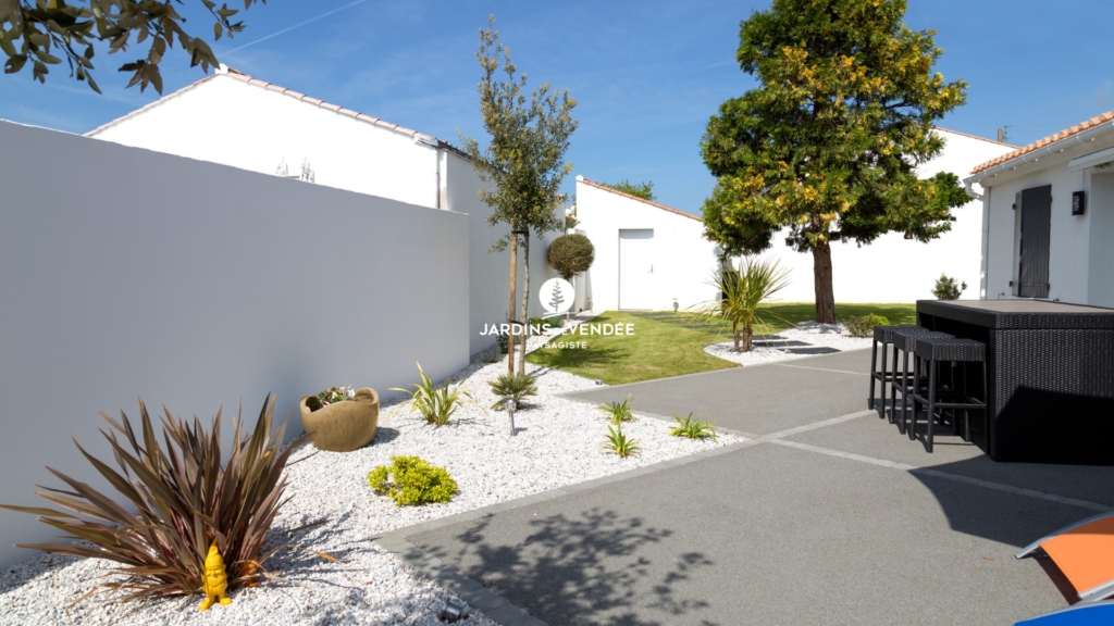 Réalisations aménagement jardin extérieur - Jardins de Vendée